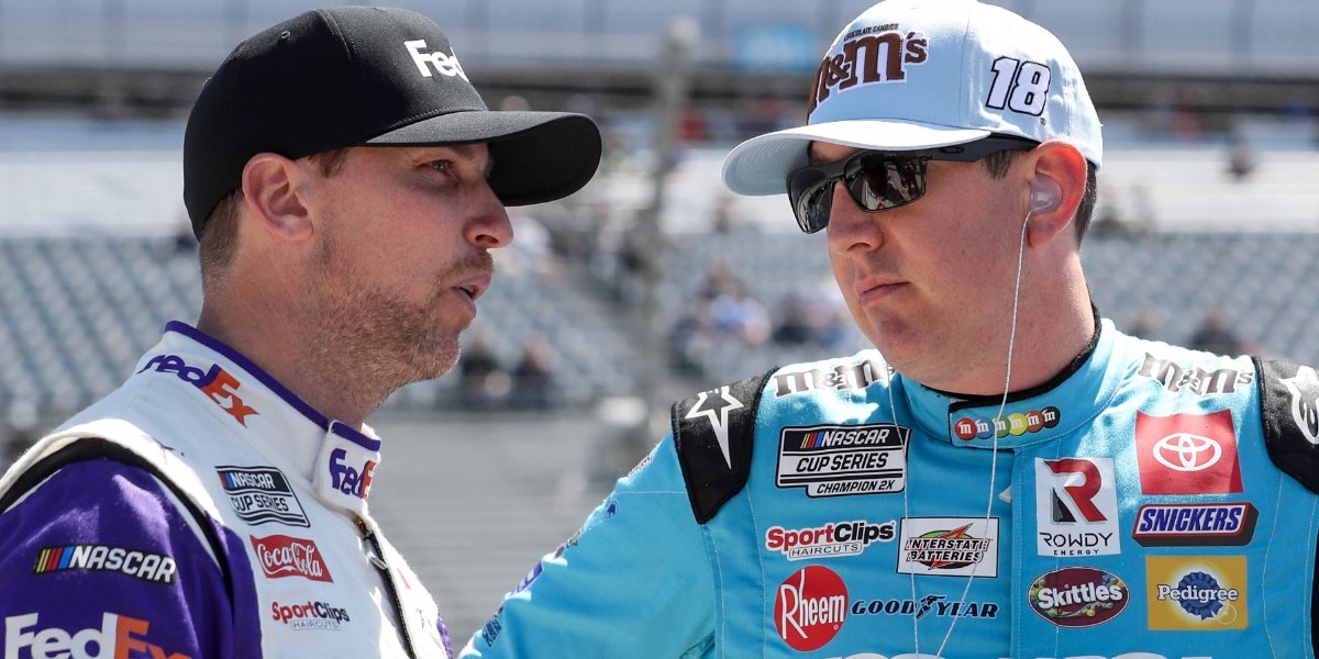 Consejos de Denny Hamlin para Kyle Busch en la temporada 2024 de la ...